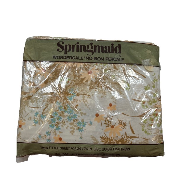 Springmaid | Bedding | Vintage Nip Springmaid Twin Fitted Sheet 39x76 ...